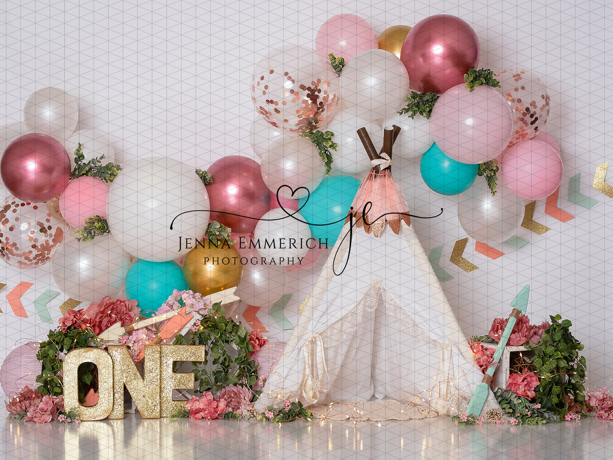 Wild One Balloon Garland – Baby Dream Backdrops