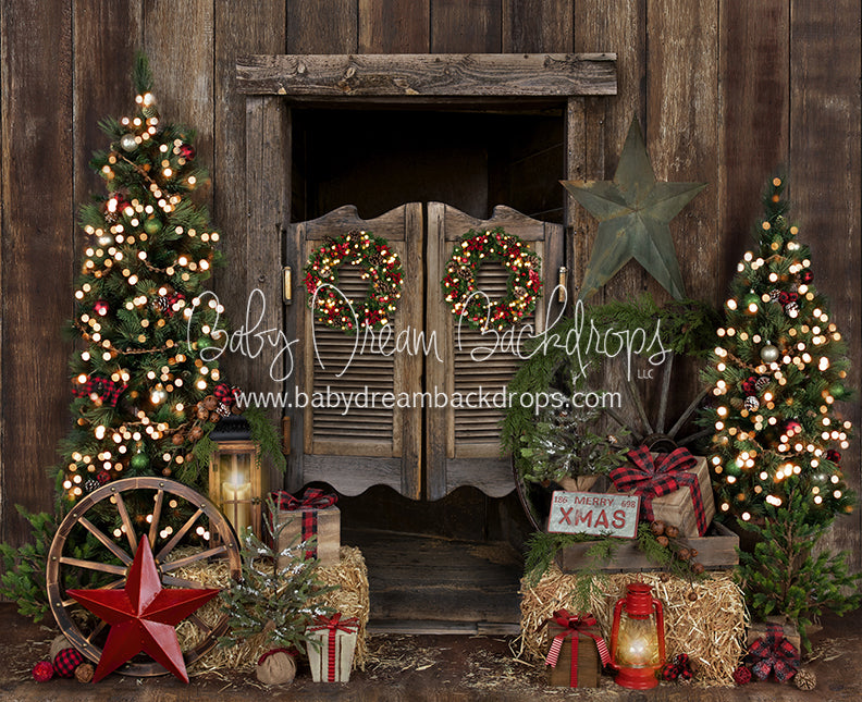 Yee Haw Holiday Lights (JA) — Baby Dream Backdrops