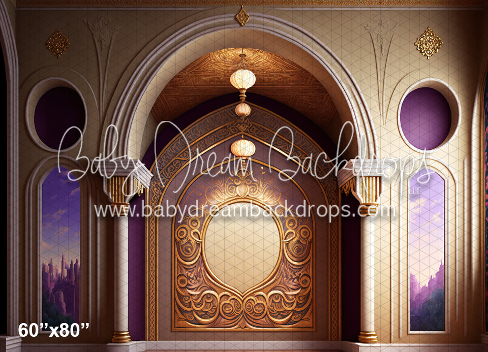 Arabian Painted Ballroom Wall (MD) — Baby Dream Backdrops