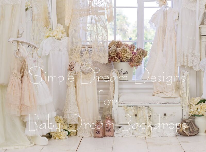 Dressing Room Left — Baby Dream Backdrops