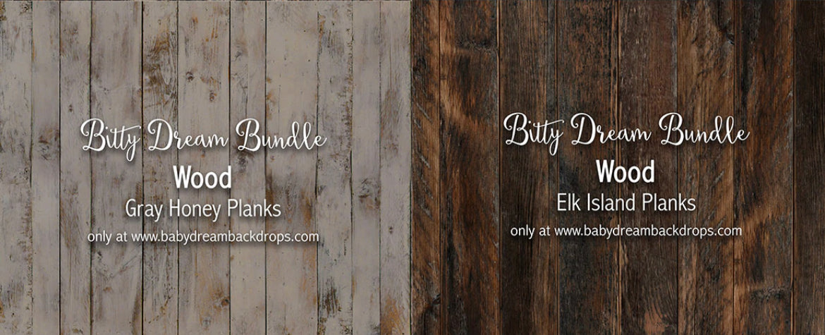 Gray Honey Planks and Elk Island Planks – Baby Dream Backdrops