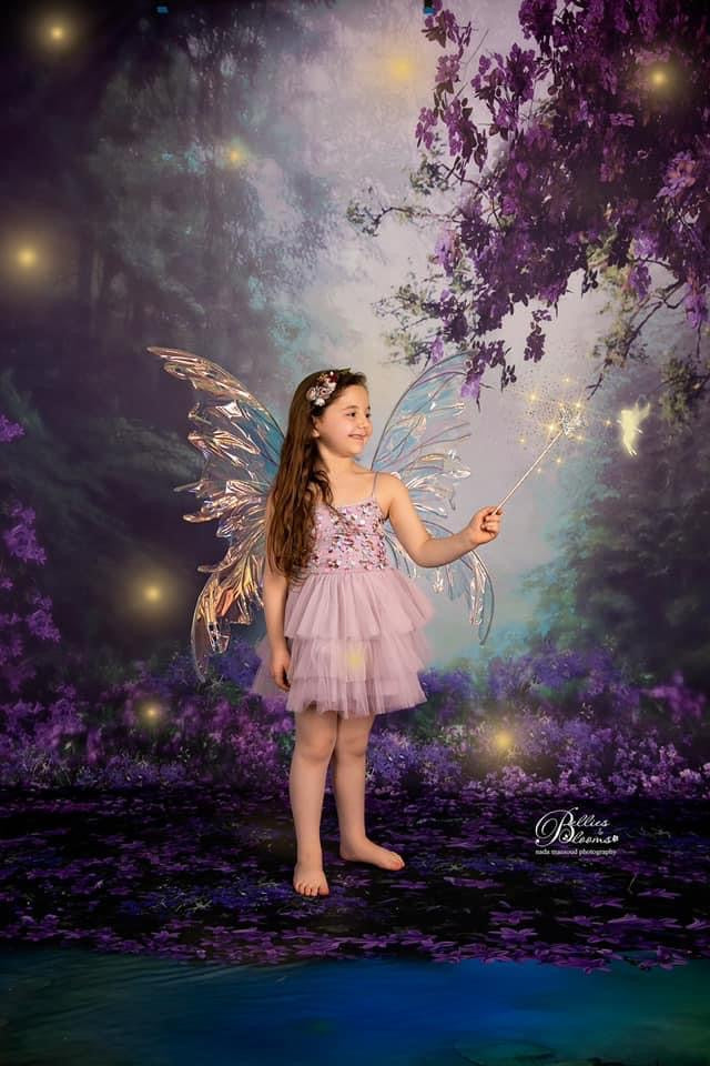 Amethyst Pine Sweep – Baby Dream Backdrops