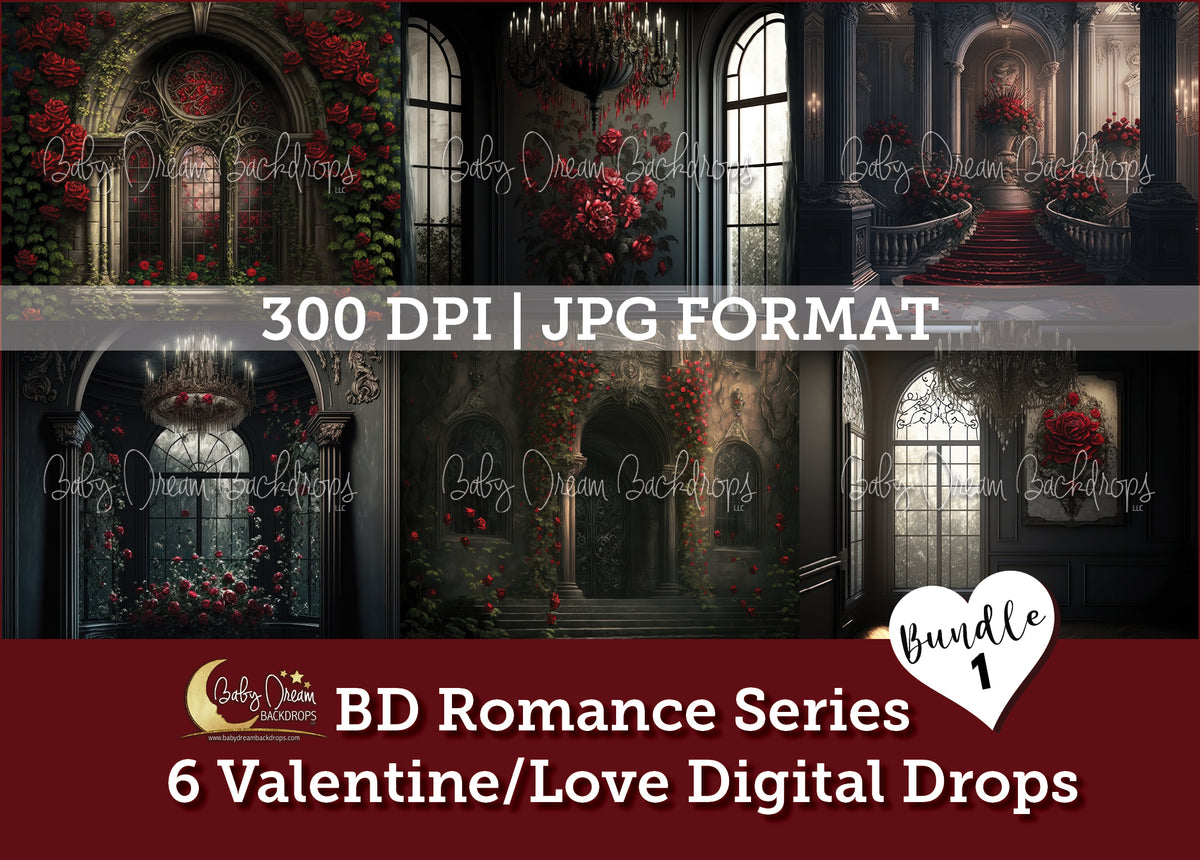 Romance Digital Bundle – Baby Dream Backdrops