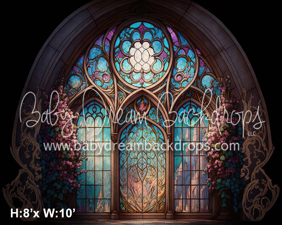 Pastel Stained Glass (MD) – Baby Dream Backdrops