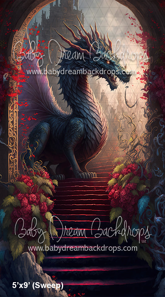 Scarlet Dragon Sweep (MD) – Baby Dream Backdrops